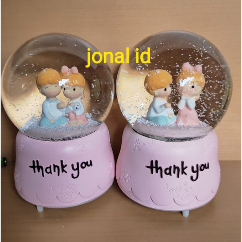 Jual SNOWBALL MUSIC JUMBO CASTLE MUSICBOX GLOBE WATERBALL KOTAK MUSIK ...