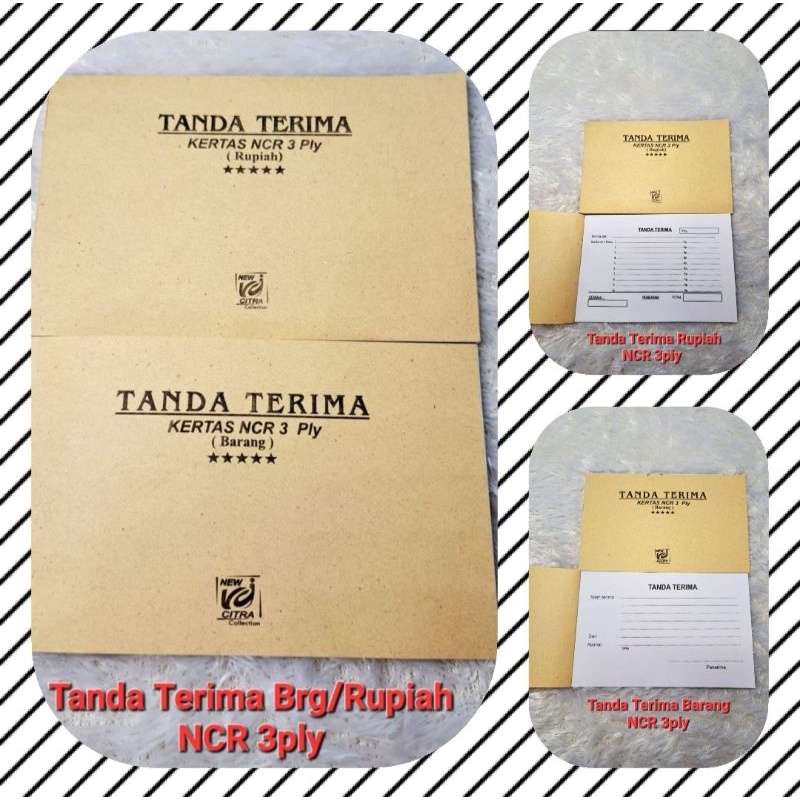 Jual Tanda Terima Barang 3ply/Tanda Terima Rupiah 3ply 25lbr | Shopee ...