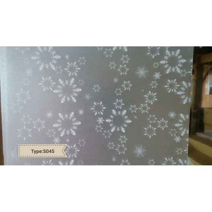 Jual Order Langsung S045 sandblast motif / stiker kaca / kaca es motif ...