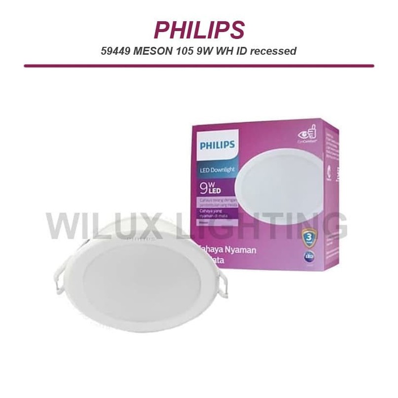 Jual DOWNLIGHT LED PHILIPS 59449 MESON 3,5" 9W - LAMPU PLAFON | Shopee ...