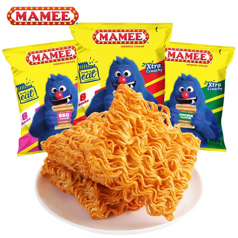 Jual Mamee Monster Noodle Snack Mie Kremes Malaysia 8 packs | Shopee ...
