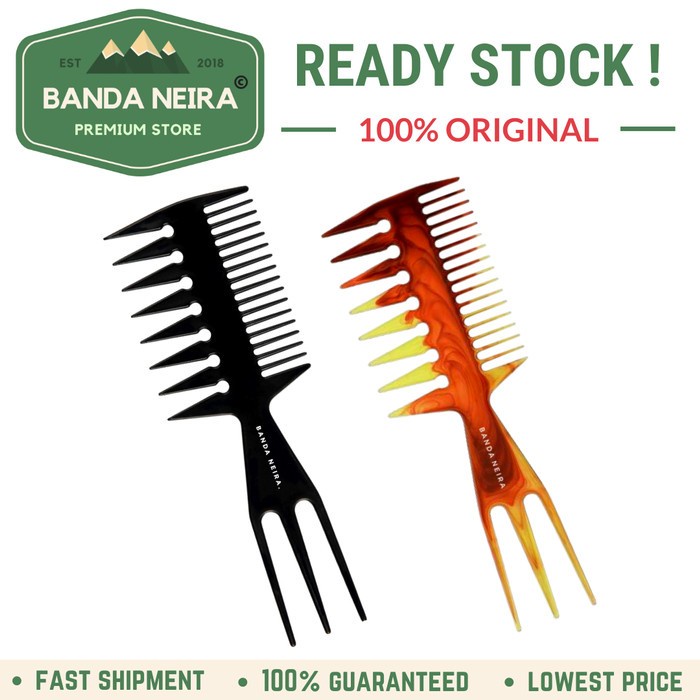 Jual The Triple Edge Texture Comb / Sisir Tekstur by BANDA BRUSHES ...