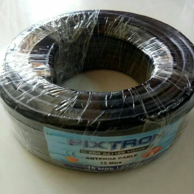 Jual KABEL SAJA 15 M Antenna Indoor/Outdoor TV 5C-2V 75 OHM | Shopee Indonesia