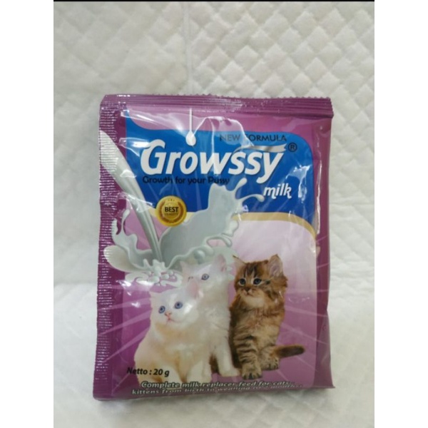 Jual SUSU UNTUK ANAK KUCING GROWSSY 20GRAM | Shopee Indonesia