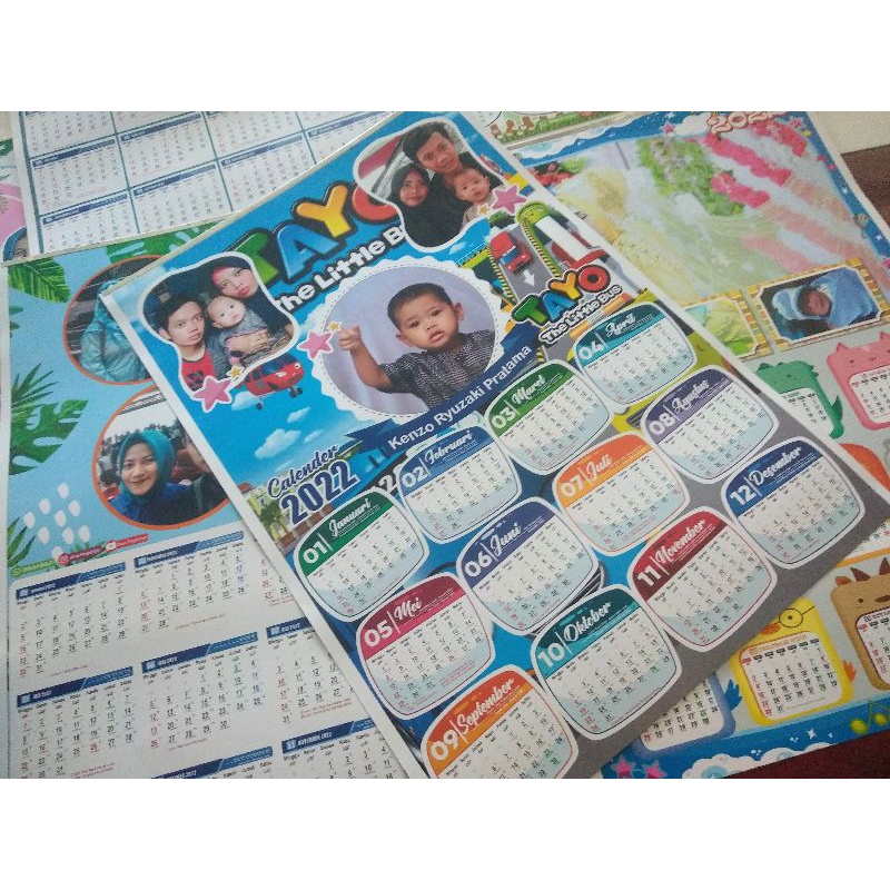 Jual Kalender Custom | Kalender dinding | Kalender satu lembar | Shopee ...