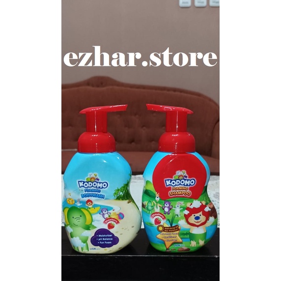 Jual Kodomo Sabun Mandi / Body Foam / Shampo / Shampoo Foam Pump 250 ml ...