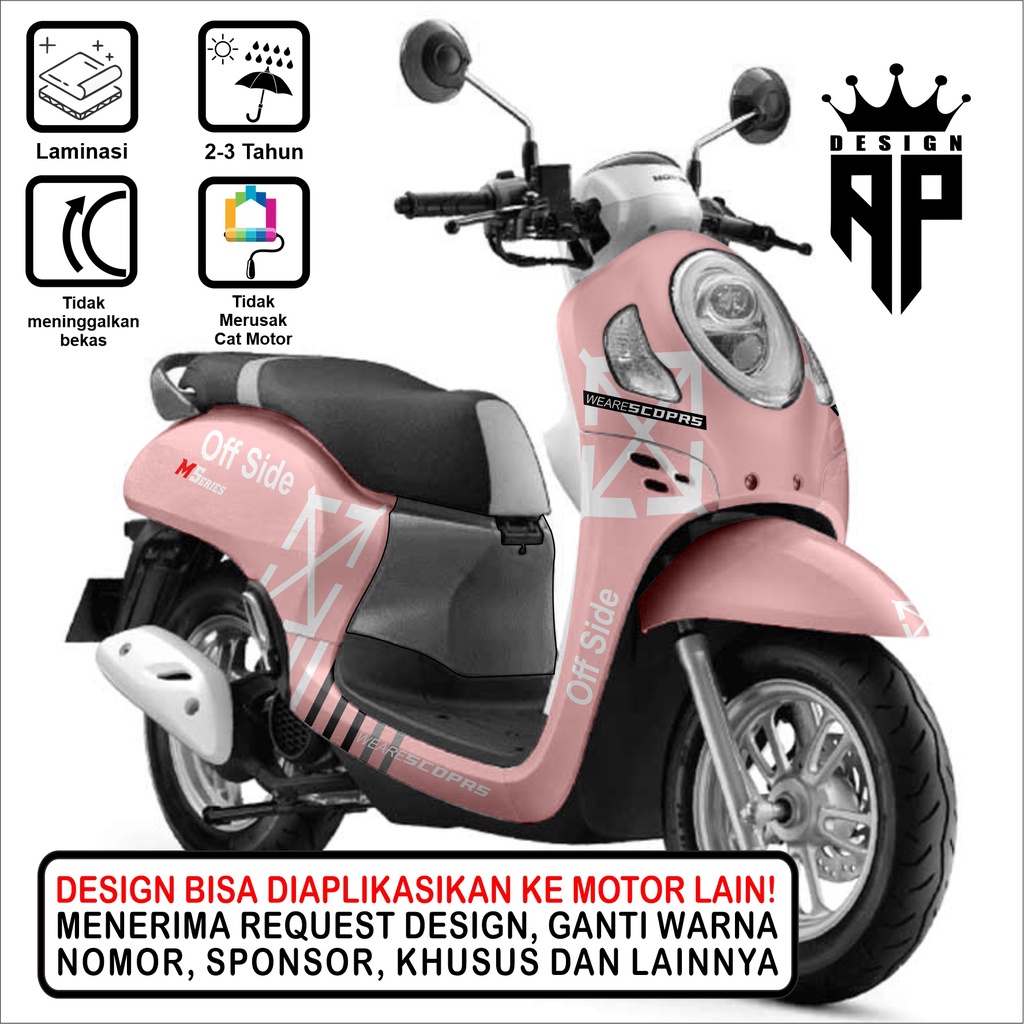Jual decal sticker scoopy full body FI scopy dekal stiker skopi karbu 2010 2011 2012 2013 2014 ...