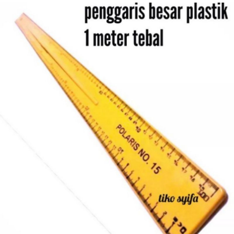Jual Penggaris pelastik lurus besar 100 cm /penggaris pola 1 meter ...