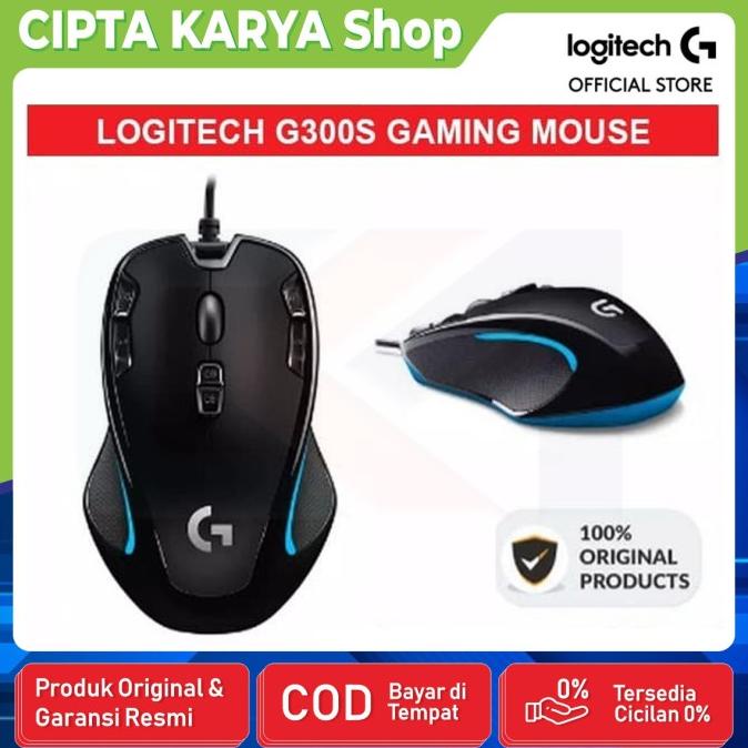 Jual Logitech G300s Optical Gaming Mouse | Shopee Indonesia