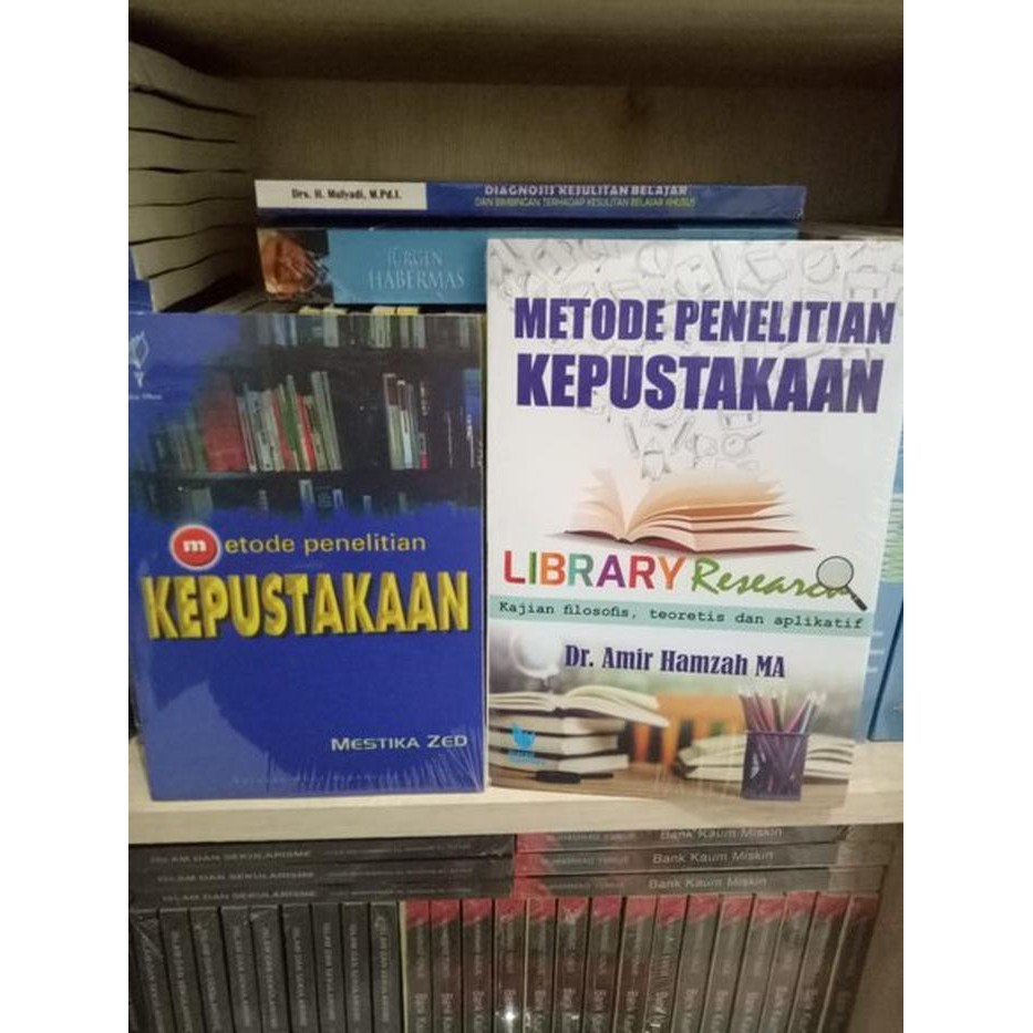 Jual Paket 2 Buku Metode Penelitian Kepustakaan dan Metode Penelitian ...