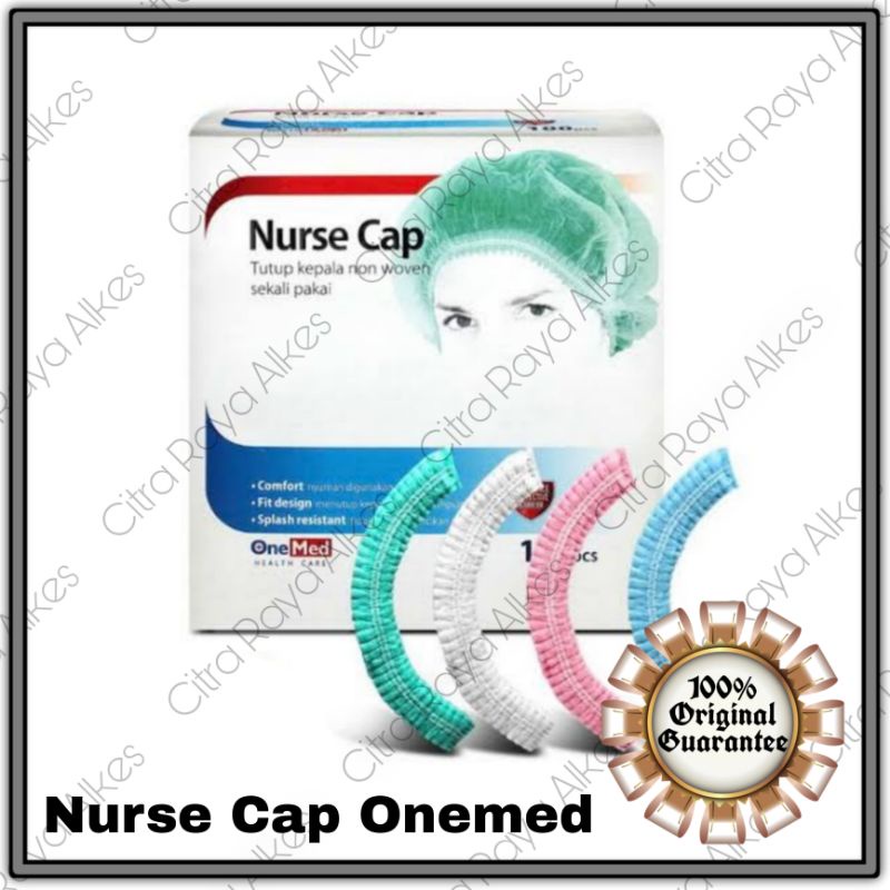 Jual nurse cap onemed / tutup kepala sekali pakai | Shopee Indonesia