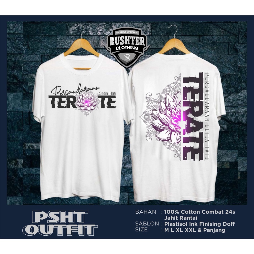 Jual KAOS PSHT KAOS TERATE PINK TERATE PUTIH SIMPEL ELEGAN | Shopee ...