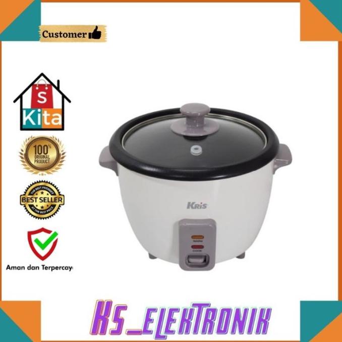 Jual Kris Rice Cooker Manual 1 Liter 400 Watt Putih Penanak Nasi ...