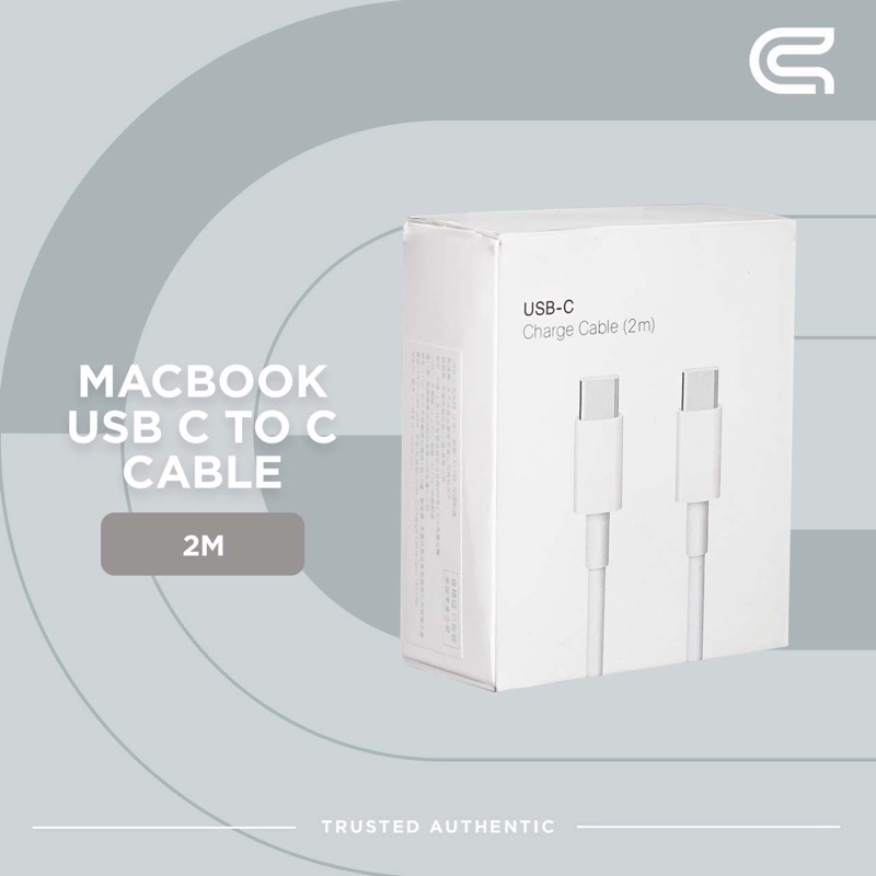 Jual KABEL C To C 2m - (USB-C Charge Cable 2 Meter) | Shopee Indonesia