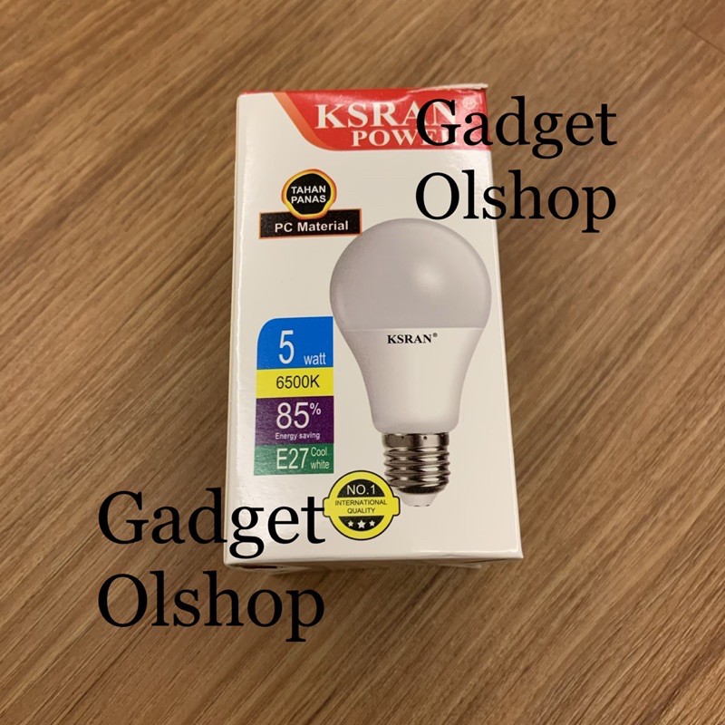 Jual Lampu LED Bulat 5W - Lampu Ksran Power Bulb - Bohlam Bulat ...