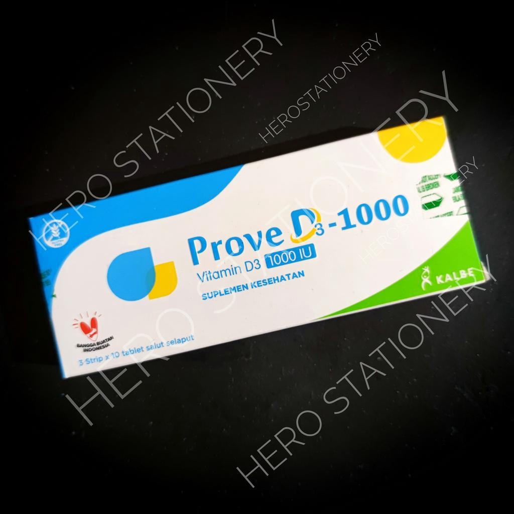 Jual Prove D3 Vitamin D3 1000 IU 1 dus isi 30 tablet | Shopee Indonesia