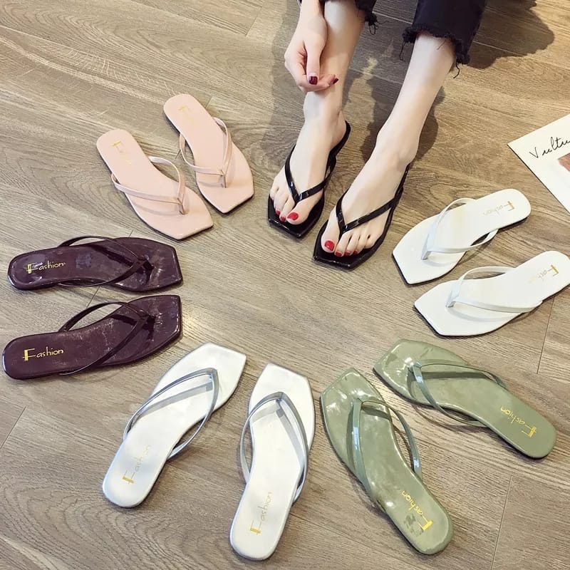 Jual Juragan Online - BIG SALE Sandal Fashion ADELLE Sendal Rumah Flip ...