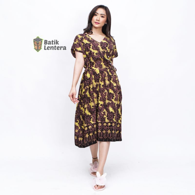 Jual Daster Batik Lentera Silang Depan Motif Batik Rayon Premium Cetak ...