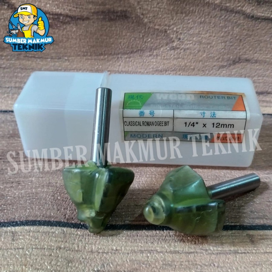 Jual Mata Profil Kayu Classical Clasical Roman Ogee Oge Bit Router 1/4 ...