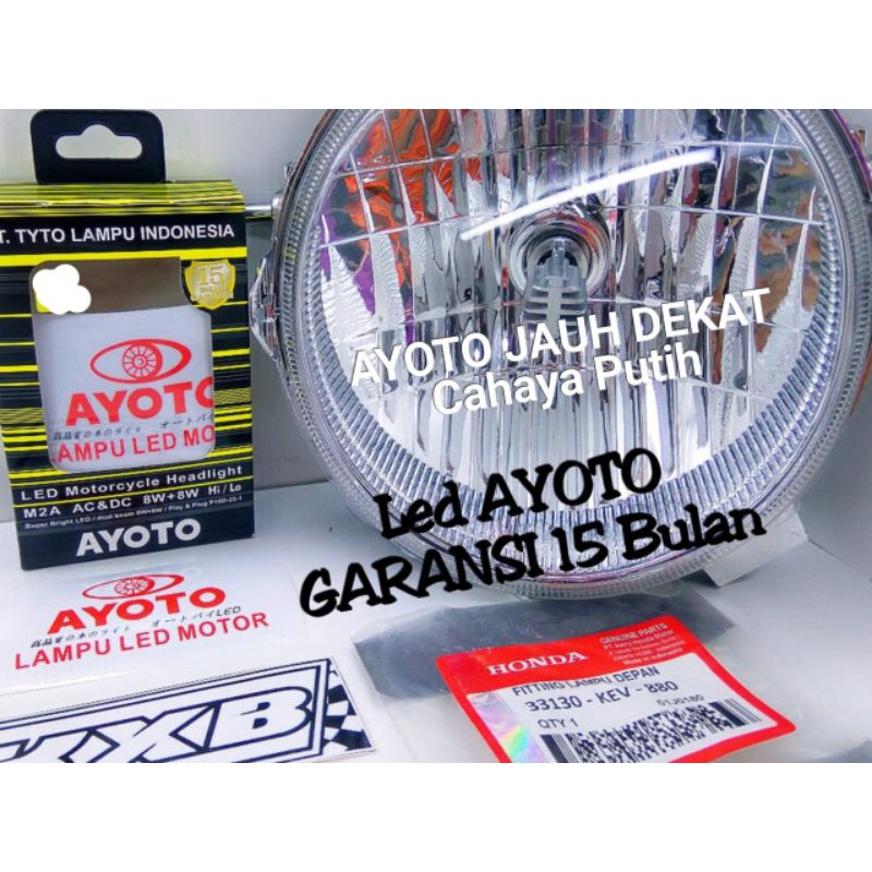 Jual Paket Reflektor lampu Depan xride Yamaha X-Ride Headlamp 1 Set AC ...