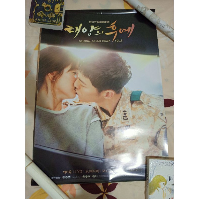 Jual Poster Album Descendant of The Sun DOTS song hye kyo song joongki ...