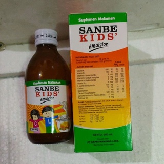 Jual SANBE KIDS SIRUP 200 mL-Sirup Emulsion Multivitamin lengkap ...