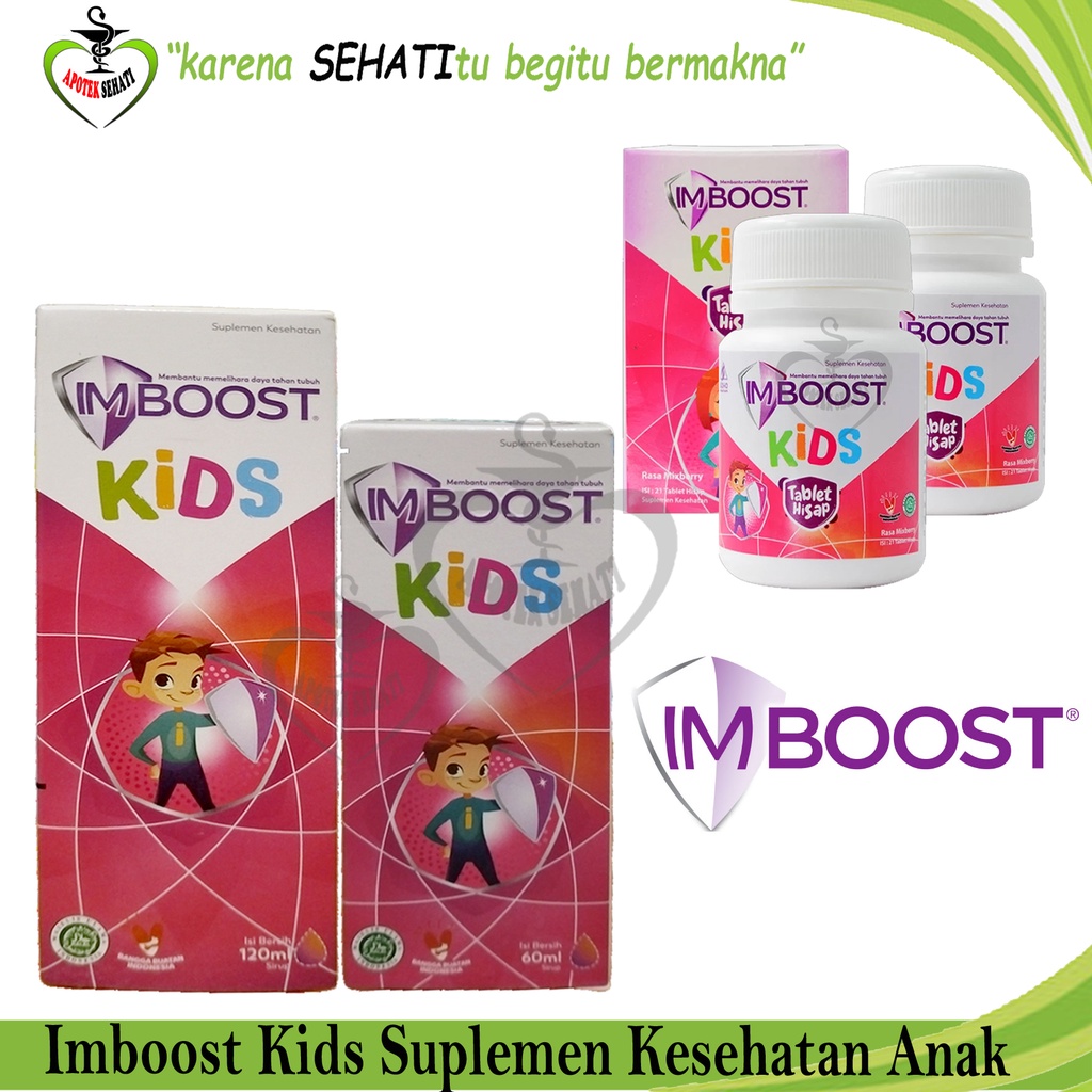 Jual IM BOOST IMBOOST TABLET HISAP MULTIVITAMIN DAYA TAHAN TUBUH ANAK ...