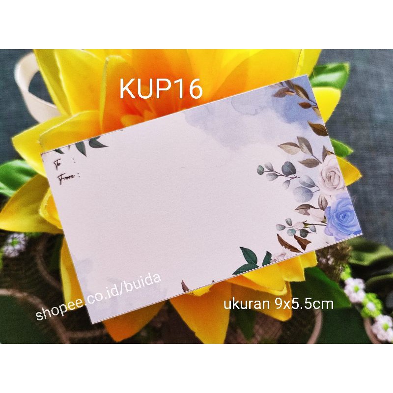Jual Kartu Ucapan Polos Kosong Blank Motif Shabby Natural label stiker ...