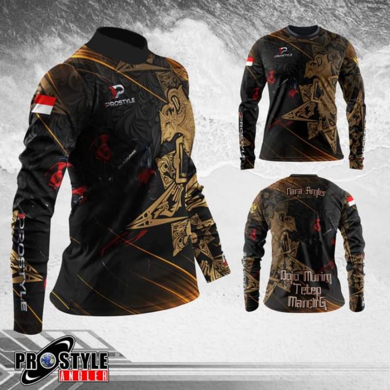 Jual Jersey mancing tema Wayang Arjuna | Prostyle Angler | Shopee Indonesia