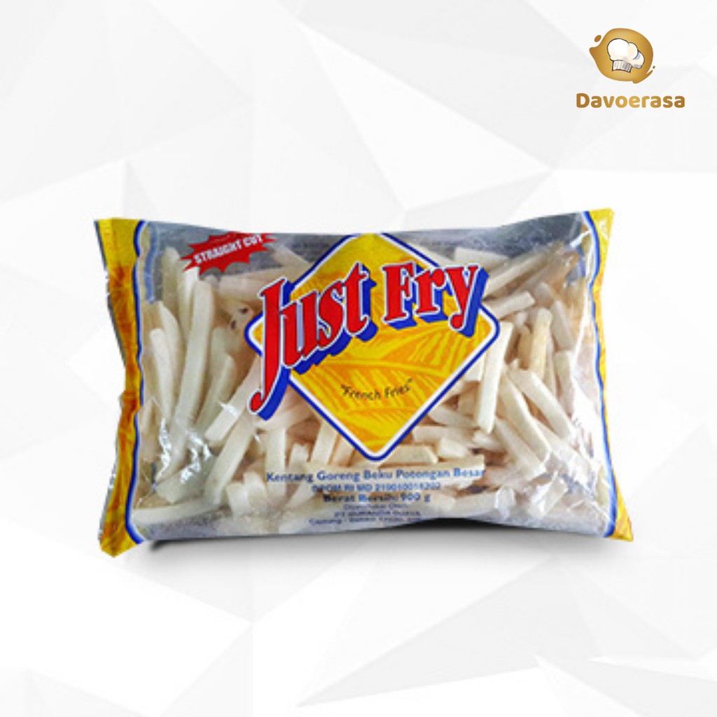 Jual Kentang Just Fry French Fries Straight Cut 450 Gram Potongan Besar ...