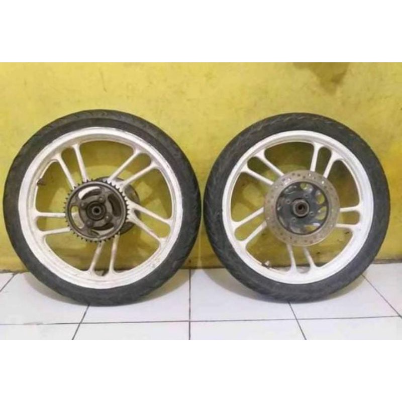Jual velg Cs1 original copotan motor full set | Shopee Indonesia