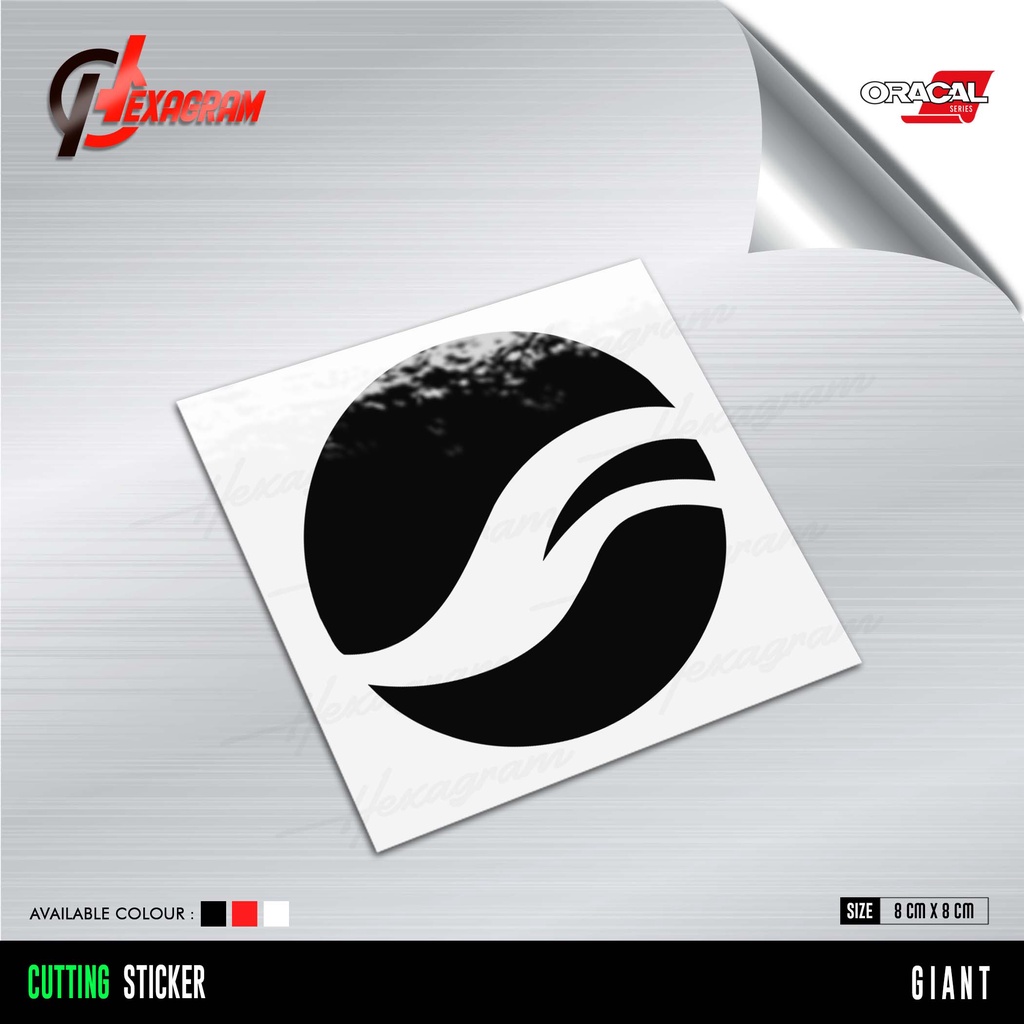 Jual Cutting Sticker Sepeda GIANT Logo | Stiker Sepeda Logo GIANT ...
