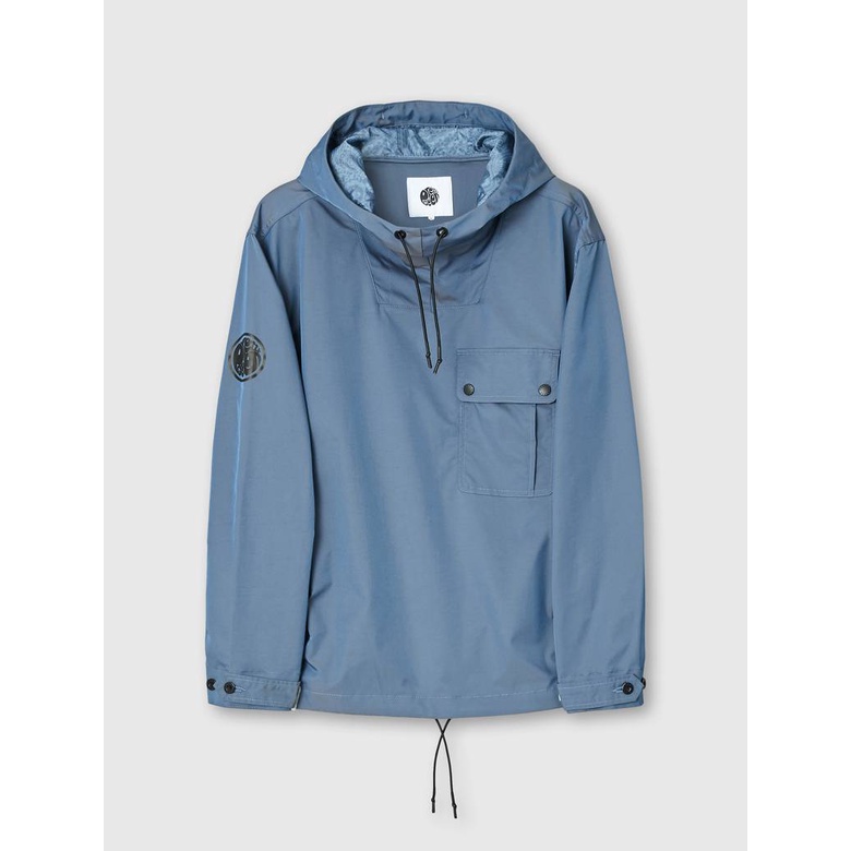 Jual Pretty Green Leporis Overhead Jacket Blue Original | Shopee Indonesia