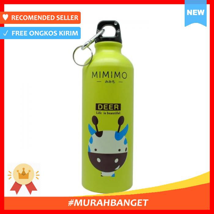 Jual Botol - Tempat Simpan Minum Aluminium 500Ml Lucu Unik Karakter ...