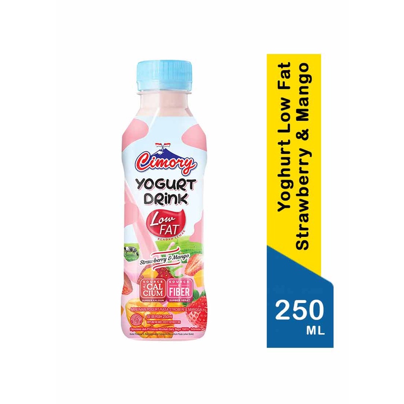 Jual Cimory Yoghurt Drink Low Fat / Cimory Minuman Yogurt Rendah Lemak250 ml | Shopee Indonesia