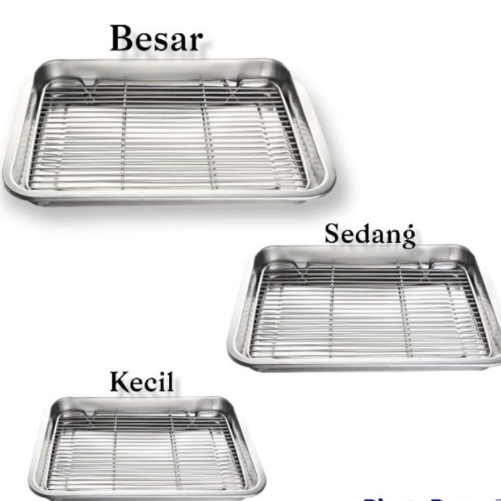 Jual 1 Set Coolling Rak Kue / Peniris Makanan Plus Wadah Minyak / Rak ...