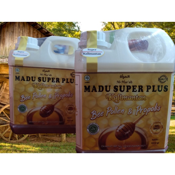 Jual PAKET 2 BOTOL Madu Super Kalimantan plus Bee Pollen dan Propolis ...