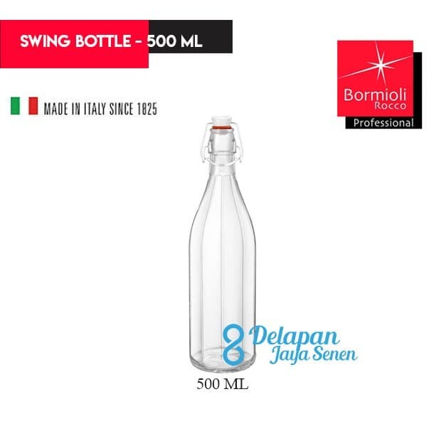 Jual BOTOL-TAS- SWING BOTTLE OXFORD BORMIOLI ROCCO 0.5L | DECANTER ...