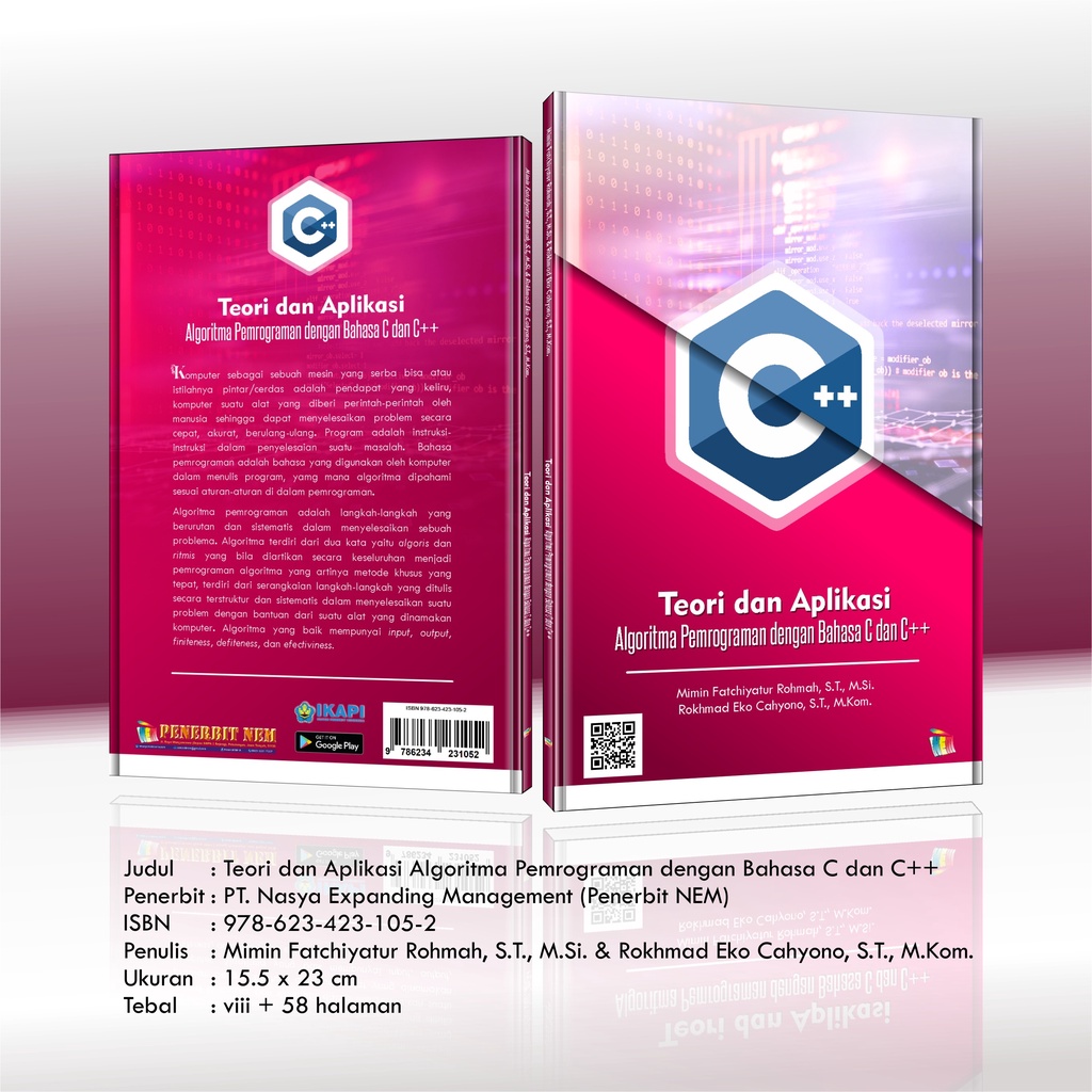Jual Teori dan Aplikasi Algoritma Pemrograman dengan Bahasa C dan C++ ...