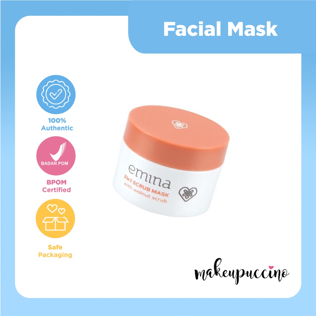 Jual Emina 2in1 Scrub Mask 50ml | Shopee Indonesia