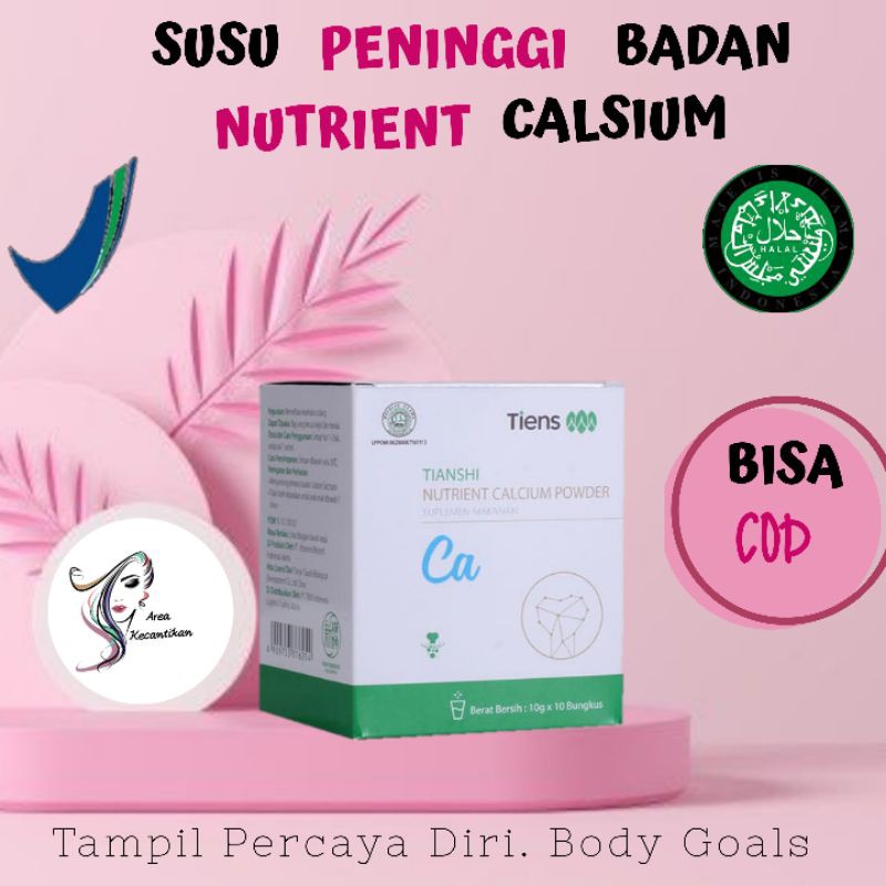 Jual (BISA COD) SUSU PENIGGI BADAN TIANSHI NUTRIENT CALSIUM POWDER ...
