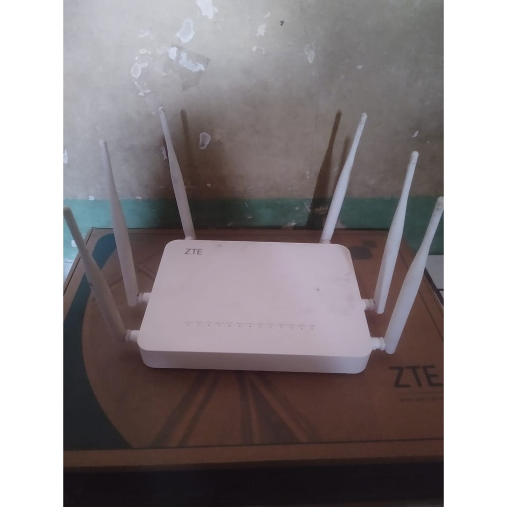 Jual Modem ONT GPON ZTE F670 6 antena | Shopee Indonesia