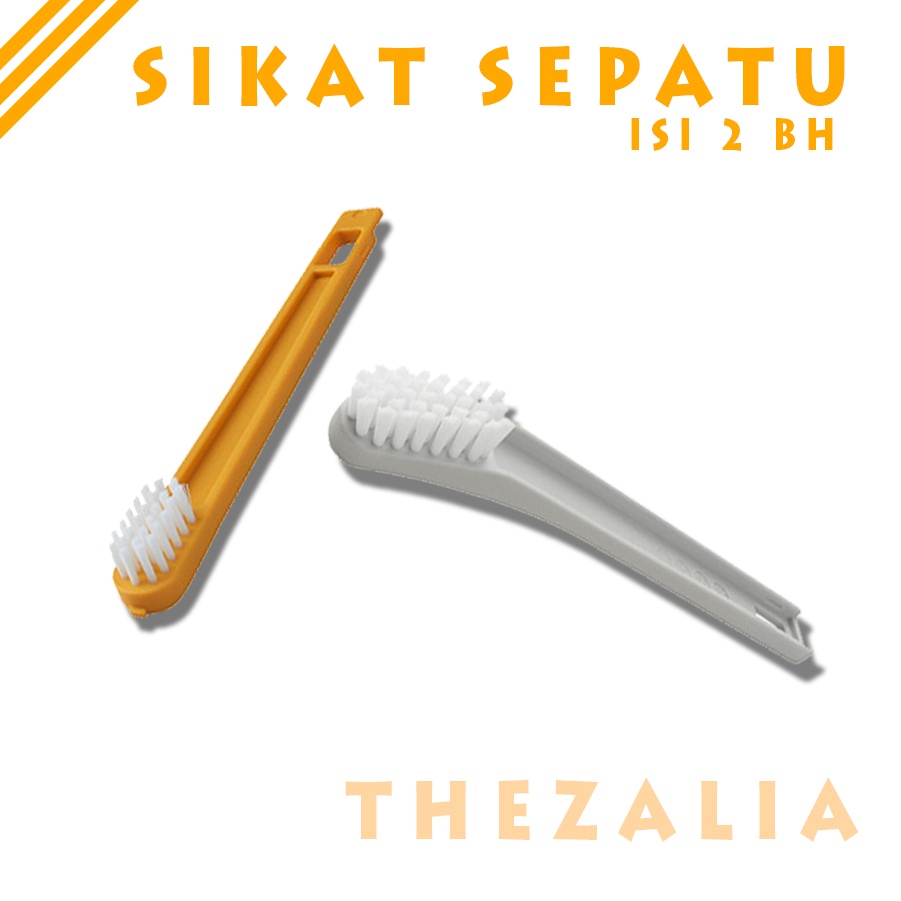 Jual Sikat sepatu 2 in 1 dengan pengikis / PEMBERSIH SEPATU sikat kecil ...