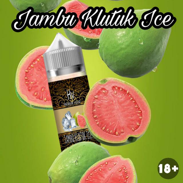 Jual LIQUID VAPE JAMBU KLUTUK ICE PREMIUM LIQUID NON NICOTINE | Shopee ...