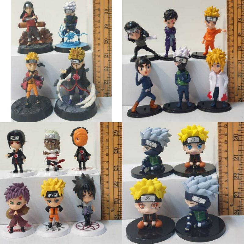 Jual Naruto Sasuke Kakashi Set Action Figure Naruto Pajangan | Shopee ...