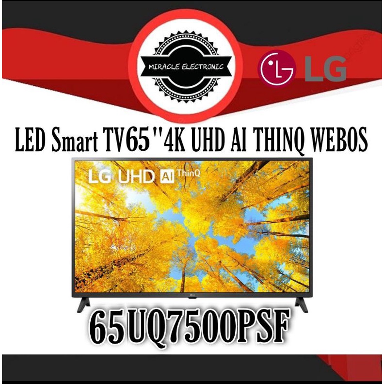 Jual Lg 65UQ7500PSF Smart LED TV 65" 4K UHD AI THINQ WEB OS 65UQ7500 | Shopee Indonesia