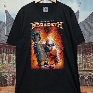 Jual Kaos band MEGADETH BOOTLEG | Shopee Indonesia