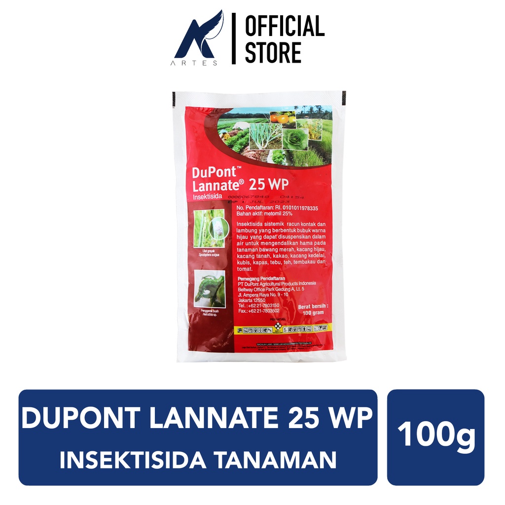 Jual DUPONT LANNATE 25WP Insektisida-Racun Hama-Serangga-Ulat-Kutu-Belalang-Grayak-dll Tanaman ...