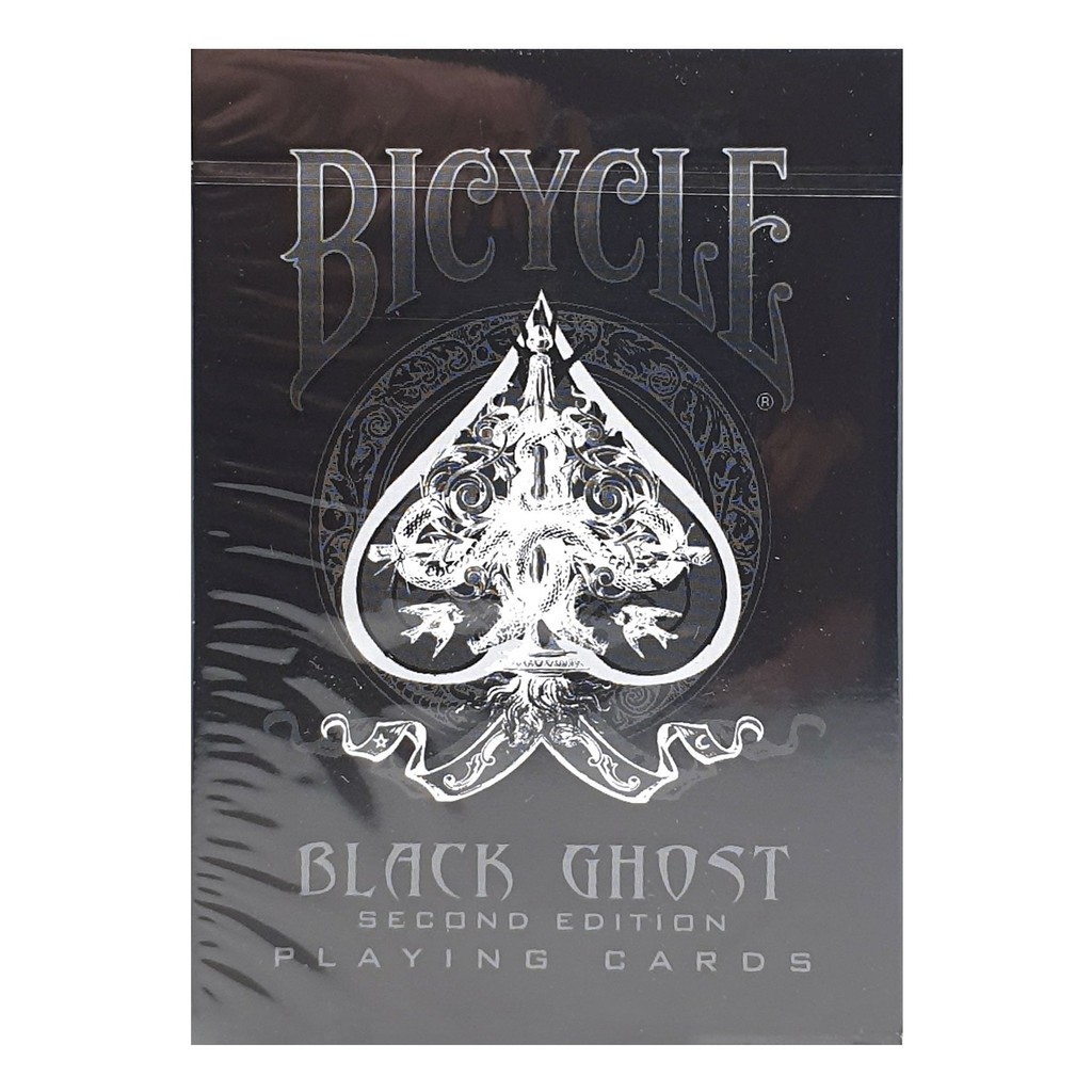 Jual Bicycle® Black Ghost Playing Cards Second Edition by Ellusionist (Kartu Remi Bicycle® Black ...