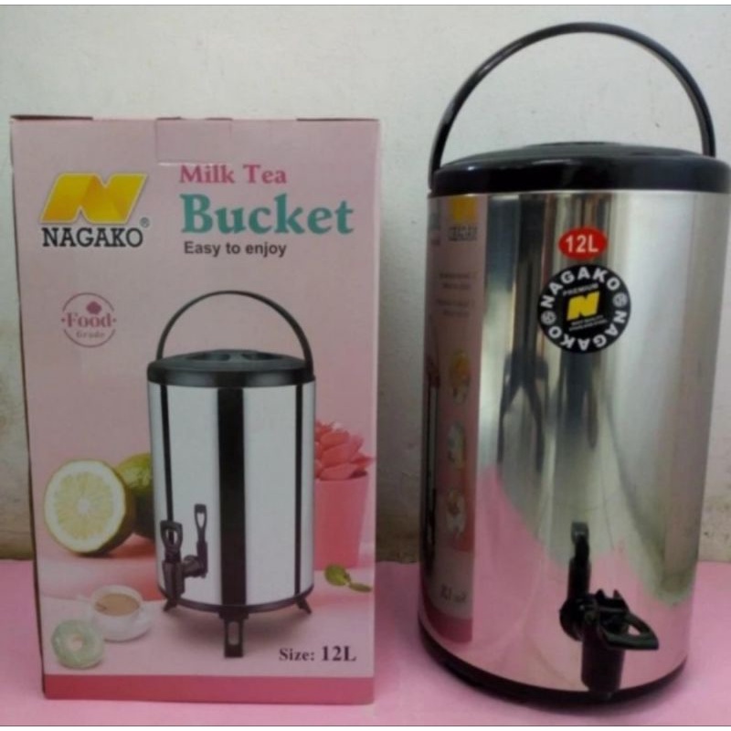 Jual Milk Tea Bucket Nagako 12liter | Shopee Indonesia